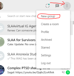 How to create a WhatsApp Group for your SLAA Group - Sex and Love ...